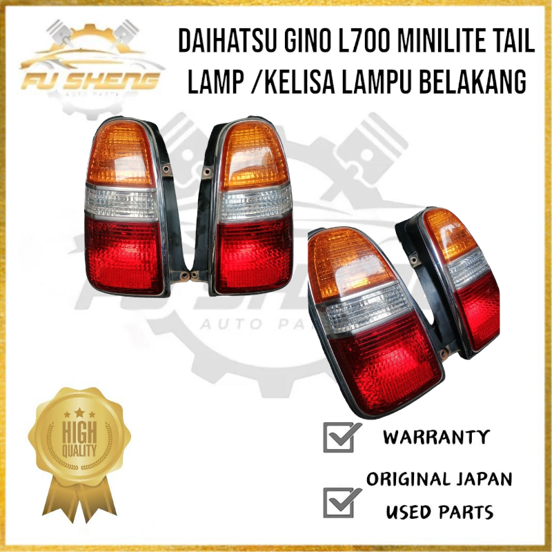 FuSheng-Daihatsu Gino L700 Minilite Tail Lamp /Kelisa Lampu Belakang ...