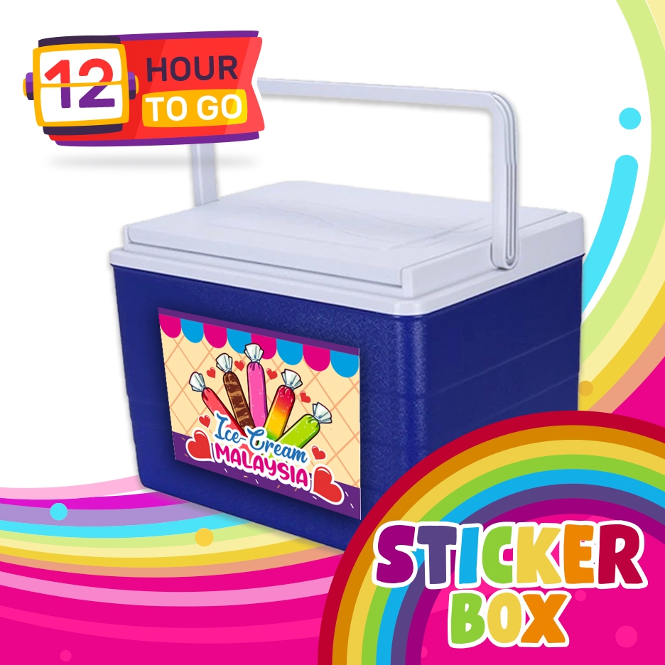 Sticker ice-cream ais-krim malaysia kalis air A4/A3 | KAWAIIYO | Shopee ...