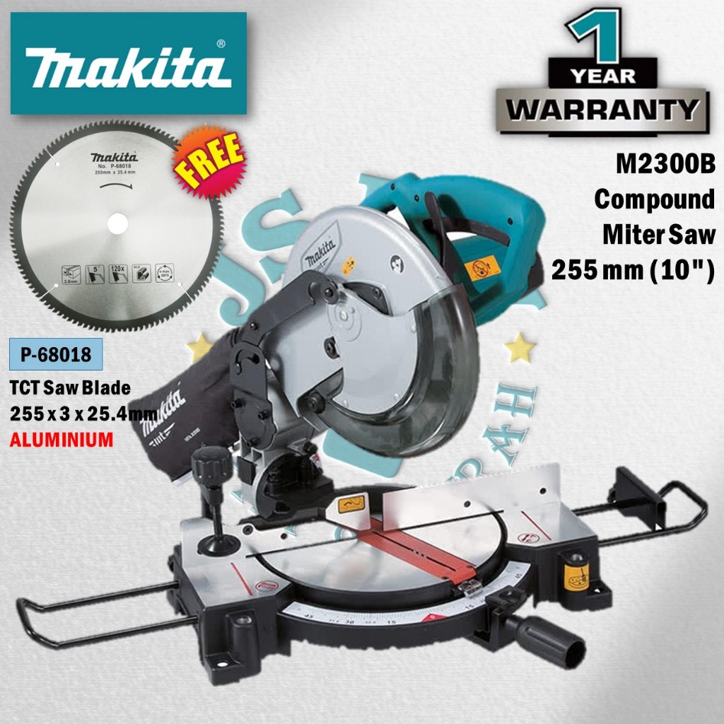 MAKITA MT SERIES M2300B Compound Miter Saw 255MM (10") | Shopee Malaysia