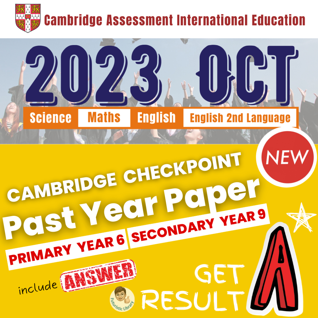 31🅿⭐LATEST 2023 OCT🔥 Cambridge Checkpoint Past Year +Answer Year 6 ...