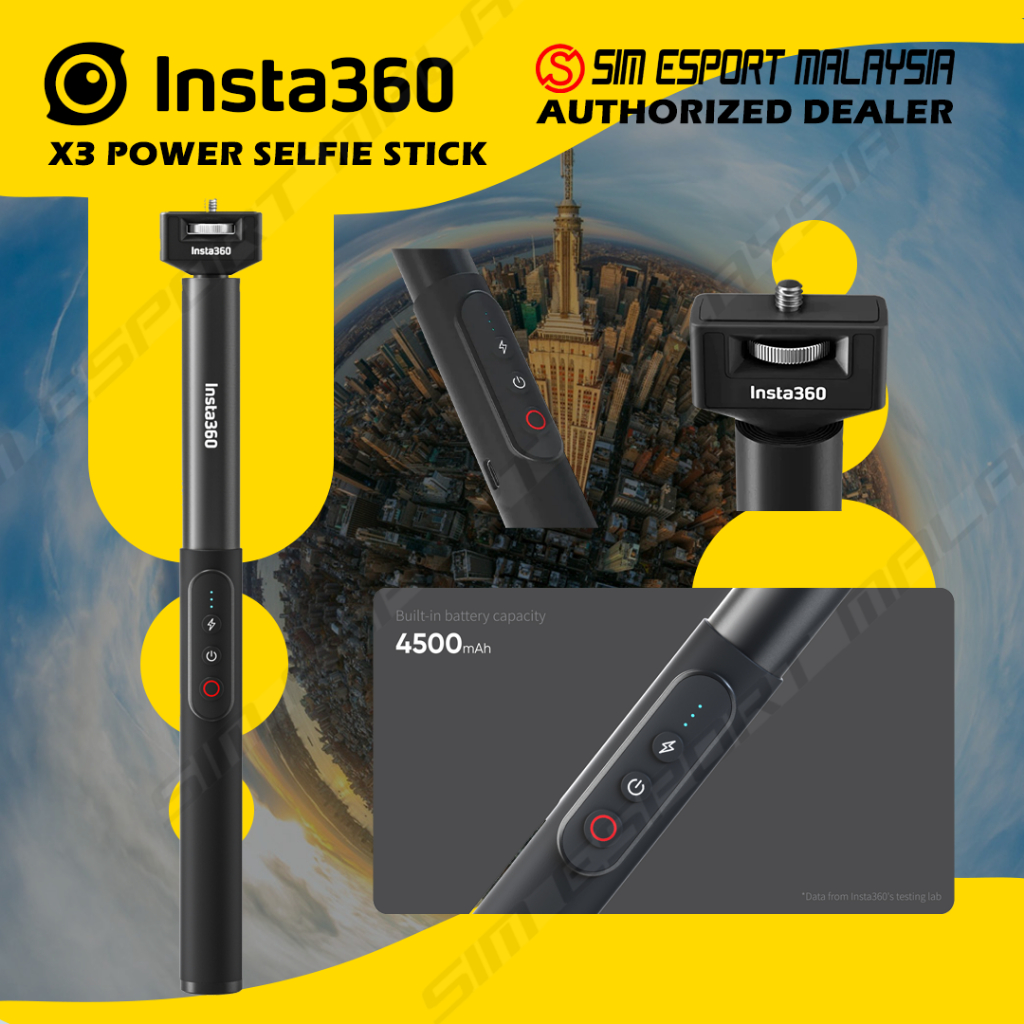 Insta360 | X3 Power Selfie Stick | Shopee Malaysia