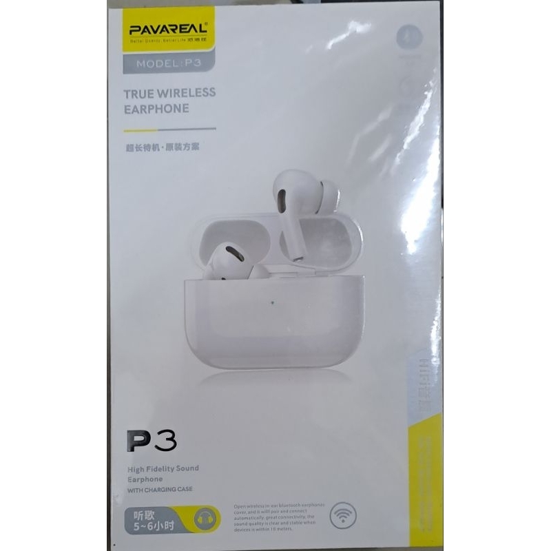 TWS PAVAREAL TRUE WIRELESSEARPHONE Bluetooth ,MODEL:P3 | Shopee Malaysia