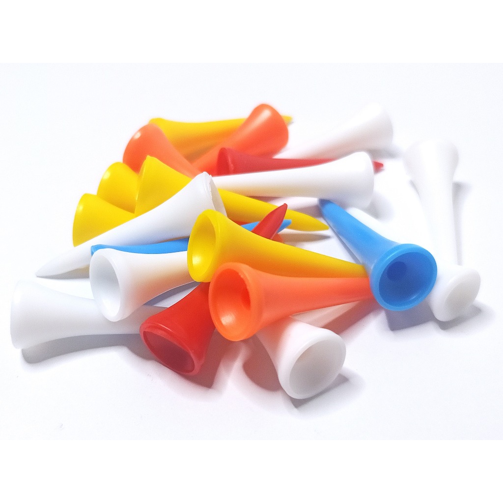 High Durable 42mm Cone Style Golf Plastic Short Tee Pack(20pcs ...