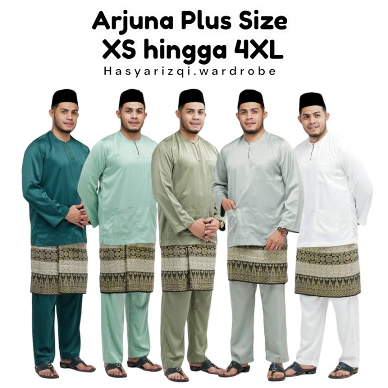 [XS-4XL] Baju Melayu Arjuna | Baju Melayu teluk belanga | Baju Melayu ...