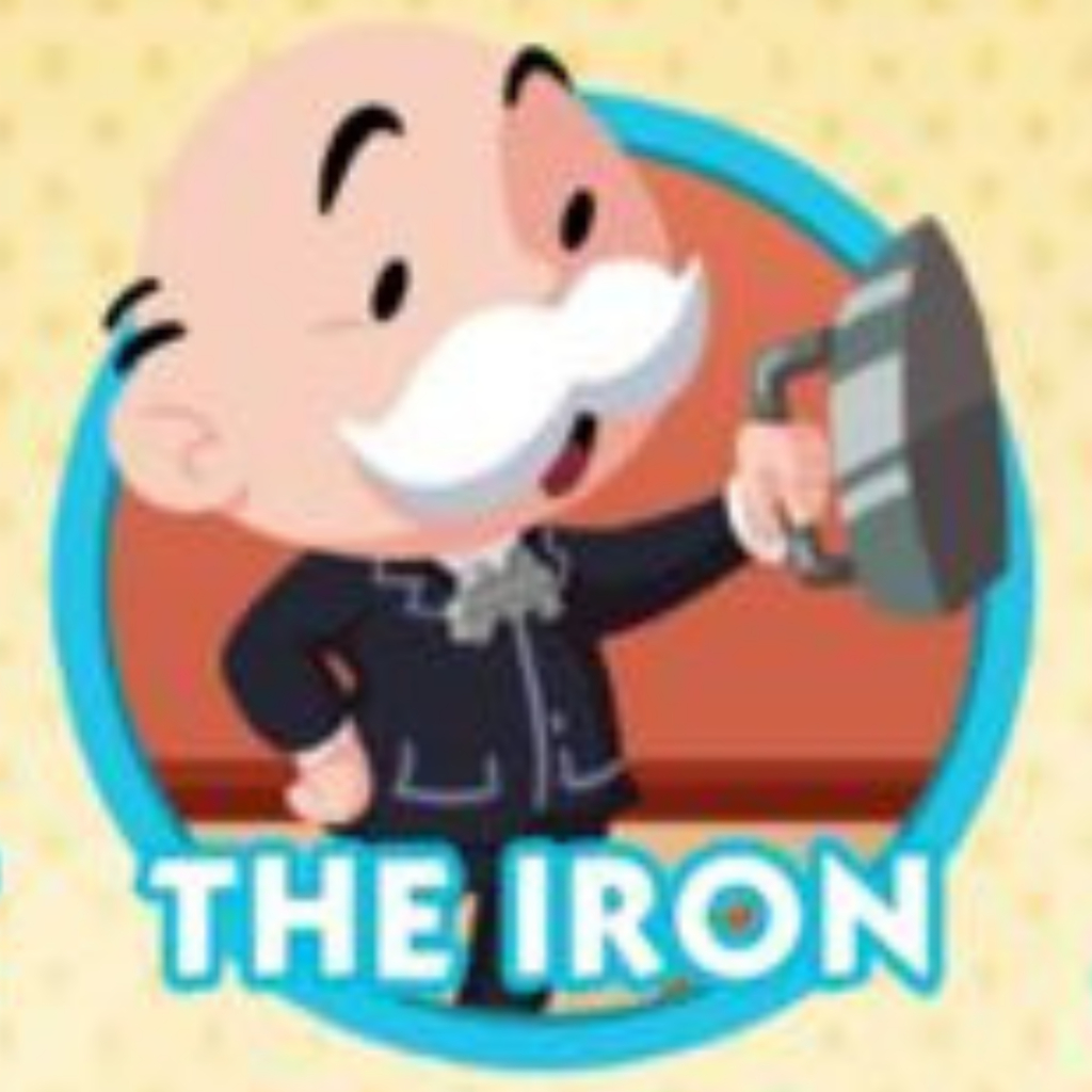 Monopoly Go THE IRON Sticker | Shopee Malaysia