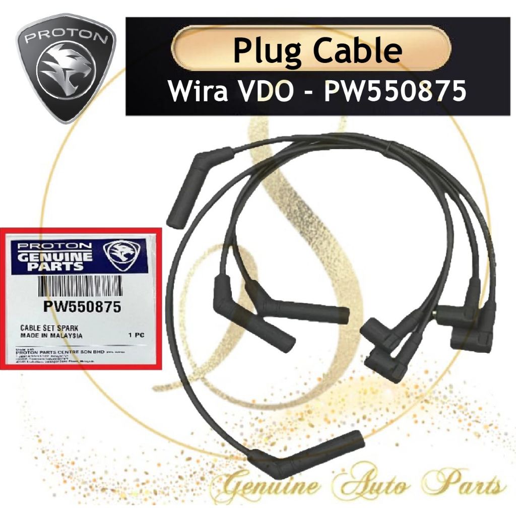 (100% ORIGINAL) Plug Cable Proton Wira 1.3 1.5 VDO PLUG CABLE PW550875 ...