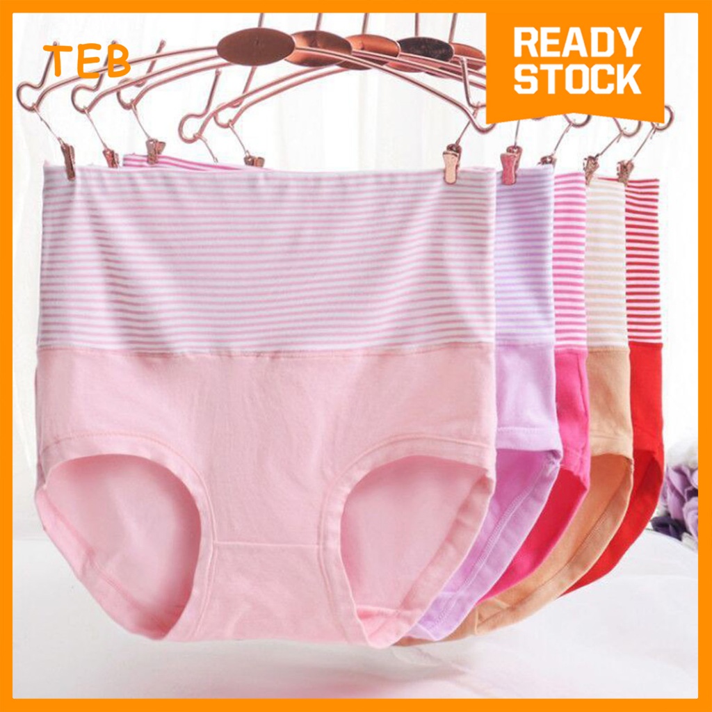 (Free Size) Seluar Dalam Wanita Pinggang Tinggi Lembut Material | High ...