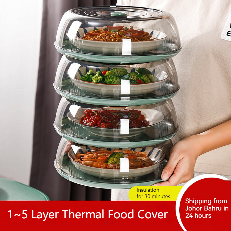 1~5 Layers Food Cover Dreamad Stackable Transparent Food Insulation ...