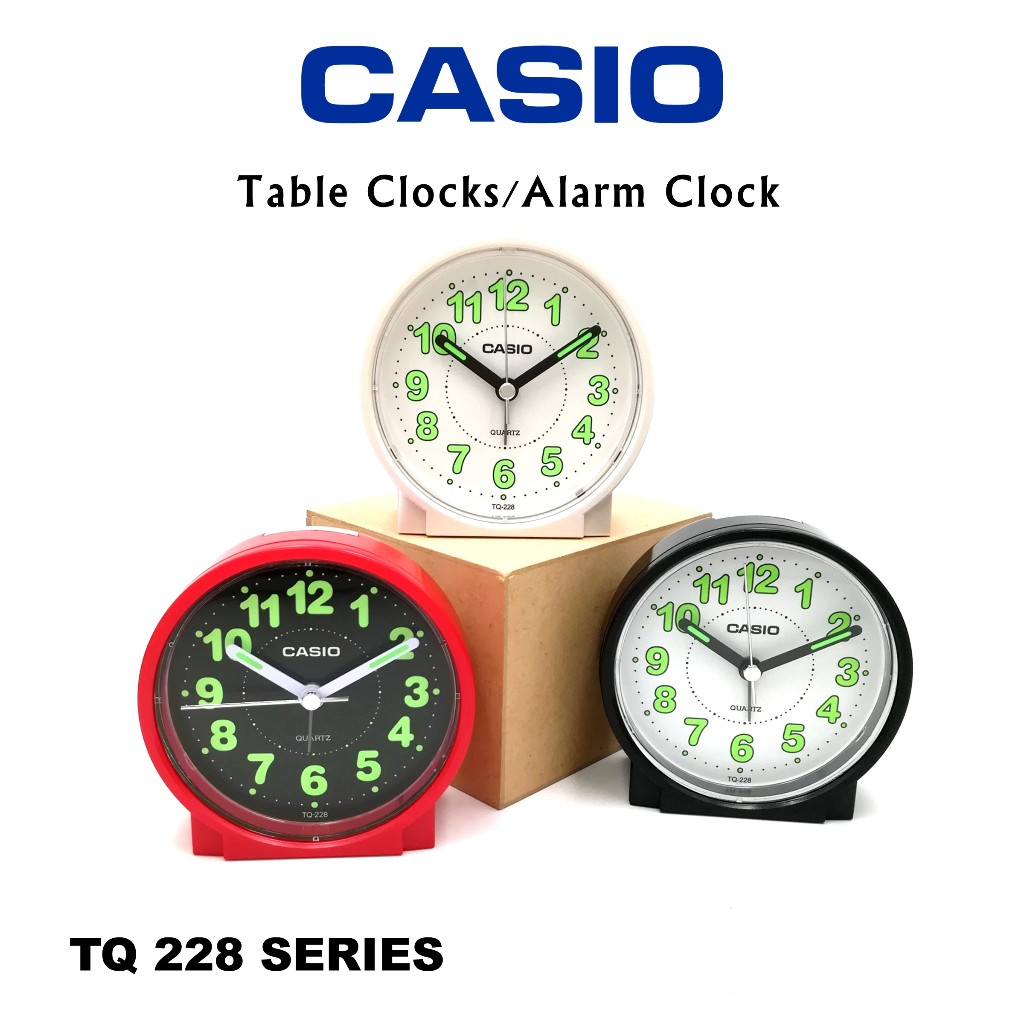 Casio Table Beep Alarm Clock TQ-228 Include Battery | Shopee Malaysia
