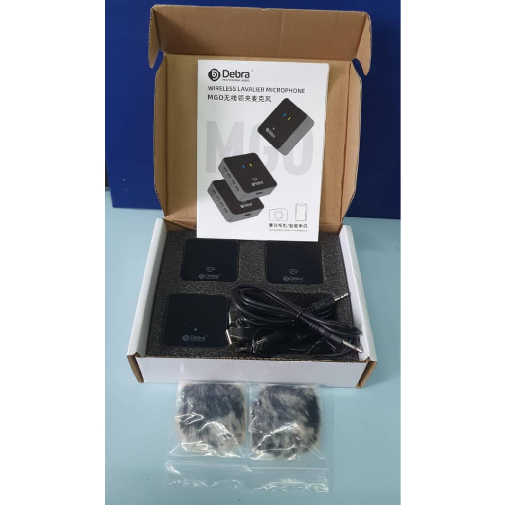 Debra Wireless Lavalier Microphone | Shopee Malaysia