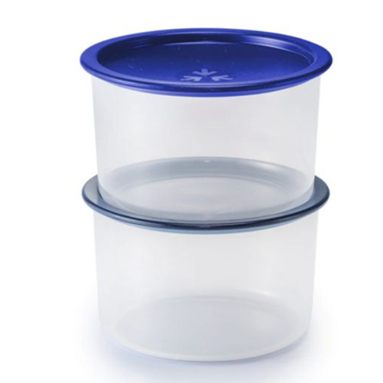 Tupperware One Touch 950ml (2 units) Airtight Liquidtight Container ...