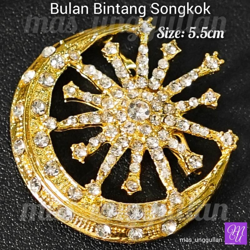 Dokoh Bulan Bintang Songkok #💫 High Quality 💫@ mas_unggullan # | Shopee ...