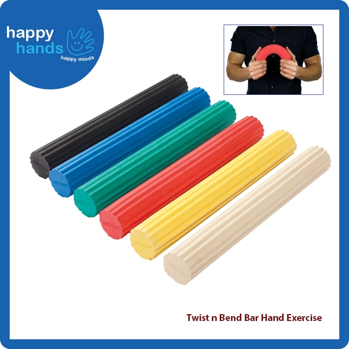 Cando Twist n Bend Bar Hand Exercise Rehabilitation Strengthen Muscles ...
