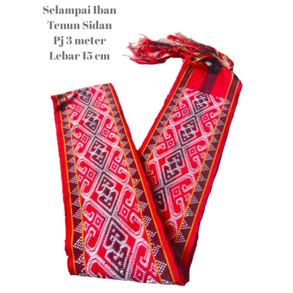 Selampai Iban Kain Tenun Sidan | Shopee Malaysia