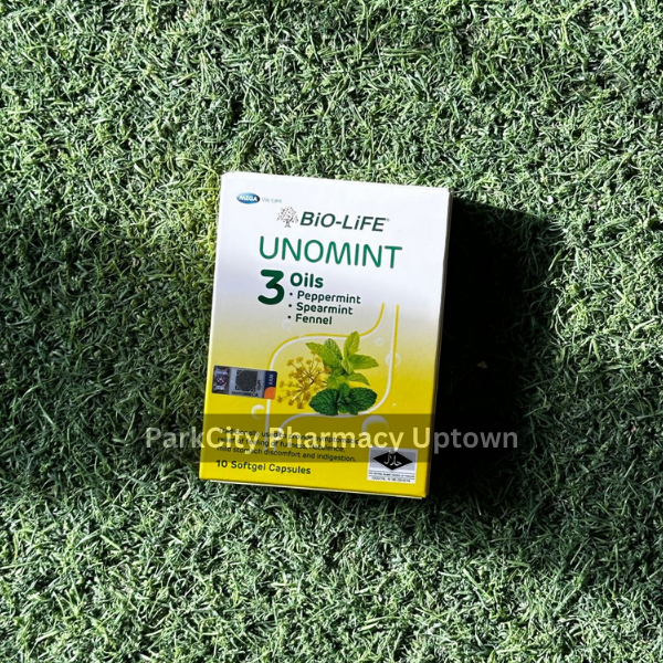 Bio-Life Unomint 10s Essential Oil Peppermint Spearmint Fennel | Shopee ...