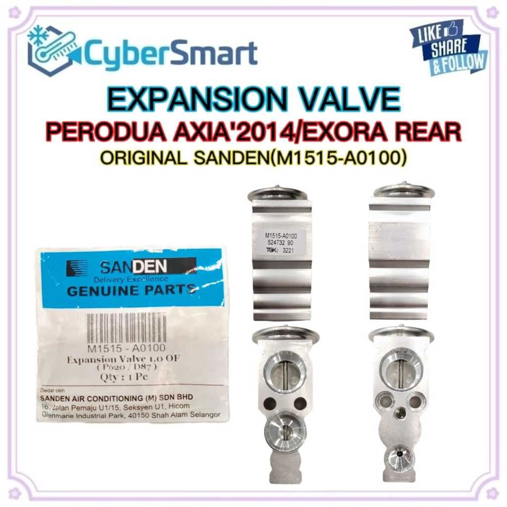 [100%ORIGINAL] PERODUA AXIA'2014/EXORA REAR SANDEN EXPANSION VALVE ...