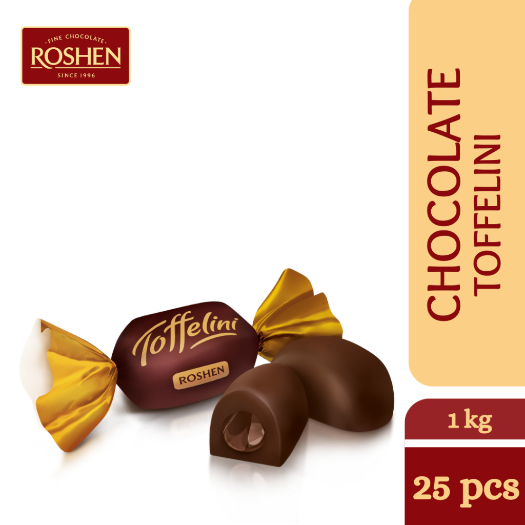 Roshen Toffelini Sweets - Dark Chocolate (1kg) | Shopee Malaysia