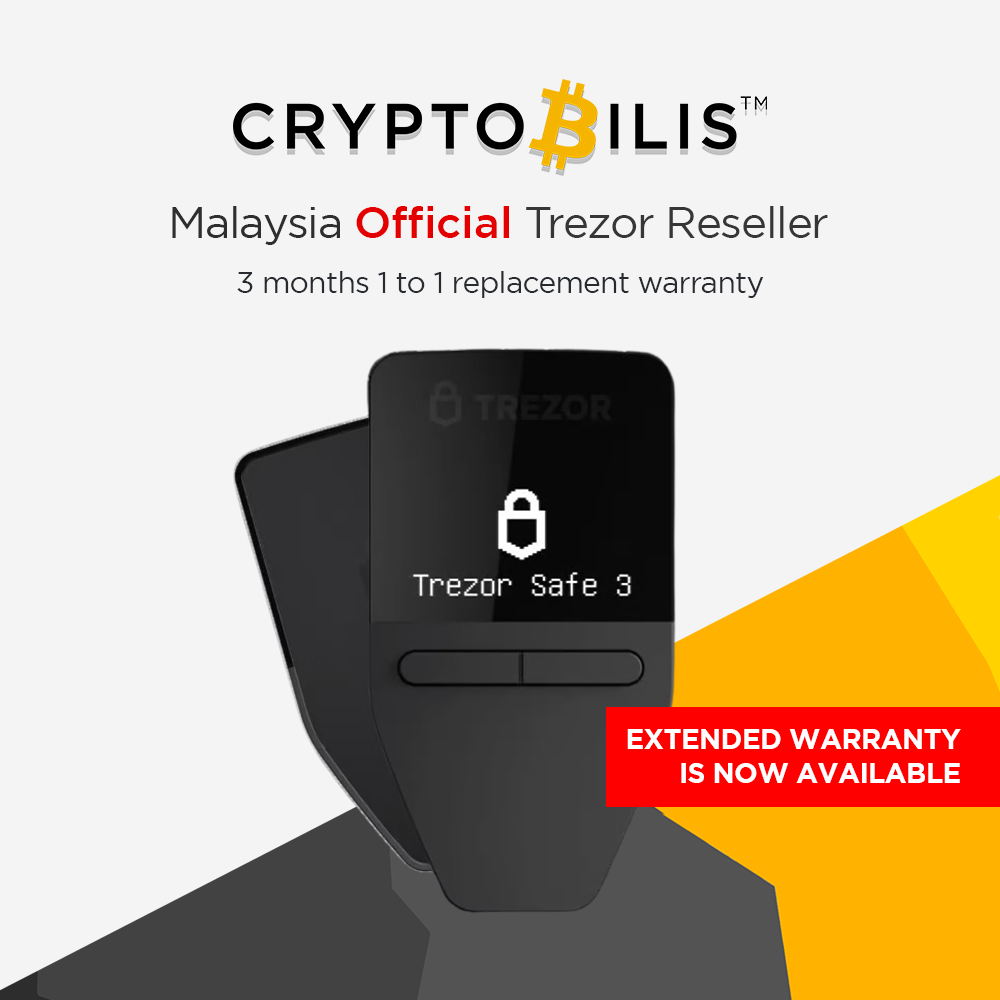 Trezor Safe 3 - Authorized Reseller (CryptoBilis) Bitcoin, NFT & Cryptocurrency Hardware Wallet ...