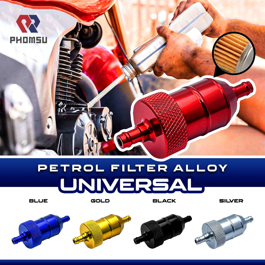 PHOMSU 8MM PETROL FILTER ALLOY FUEL PETROL DIESELS FILTER PENAPIS ...