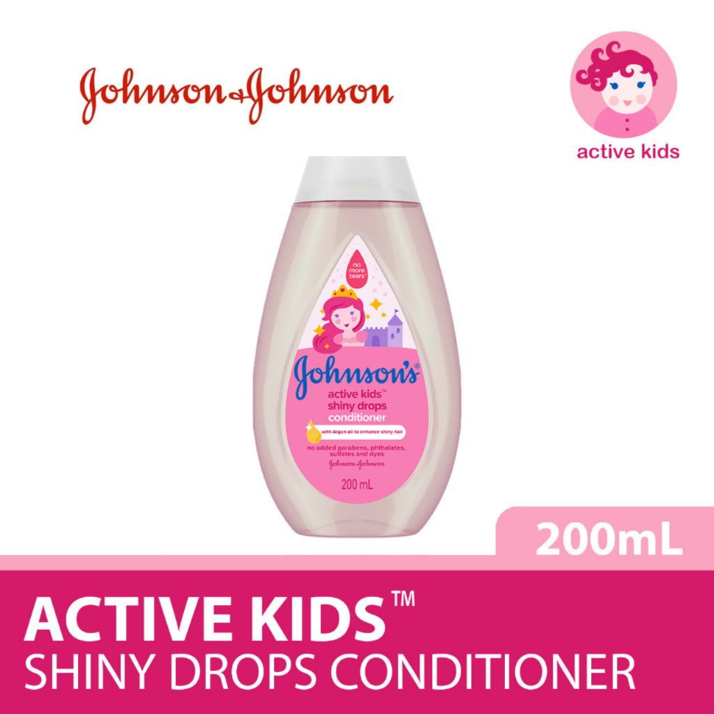 Johnsons Baby Active Kids Shiny Drops Conditioner (200ml) | Shopee Malaysia