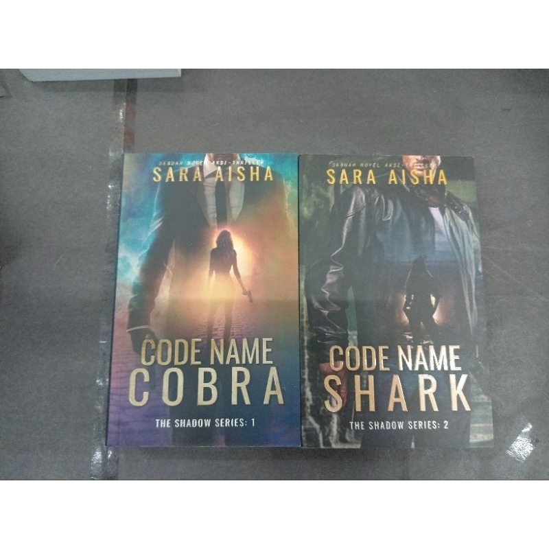 Novel Preloved Combo-Code Name:Cobra+Code Name:Shark (Sara Aisha) | Shopee Malaysia