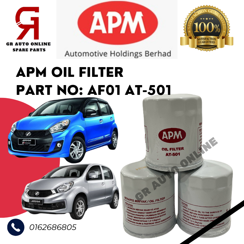 APM OIL FILTER AF01 AT-501 | Shopee Malaysia