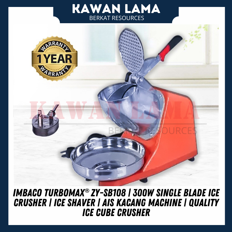 Imbaco TurboMAX® ZY-SB108 | 300W Single Blade Ice Crusher | Ice Shaver ...