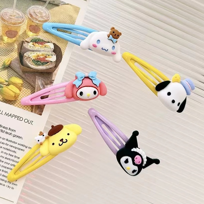 2pcs Sanrio Series Kids Hairclip / Hairpin / Sepit Rambut Anak ...