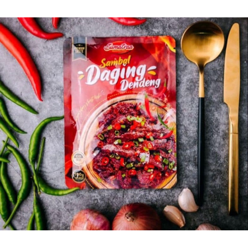[READY TO EAT] SUMATRAA SAMBAL VIRAL SAMBAL DAGING DENDENG SPICY ...