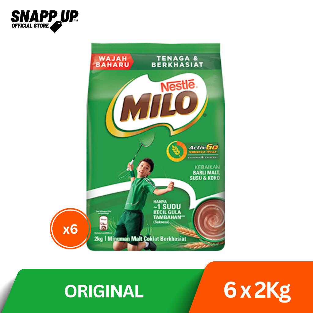 Nestle Milo Activ-Go Softpack 2Kg x 6 Packs | Shopee Malaysia