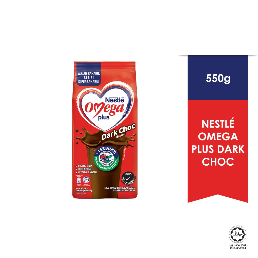 Nestle Omega Plus Dark Choc (550g) | Shopee Malaysia