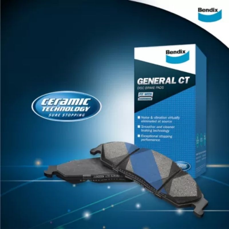BENDIX General CT Brake Pad Front Perodua Ativa 1.0 SUV Turbo (2021yr - Present) - DB2587GCT ...