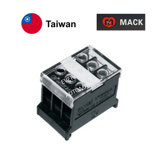 Mack In13sbk Din Rail 20a 3 Pole Terminal Block Idec Ba211t Ba111t