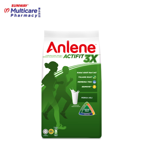 ANLENE REGULAR ACTIFIT 3X (600G/550G) | Shopee Malaysia