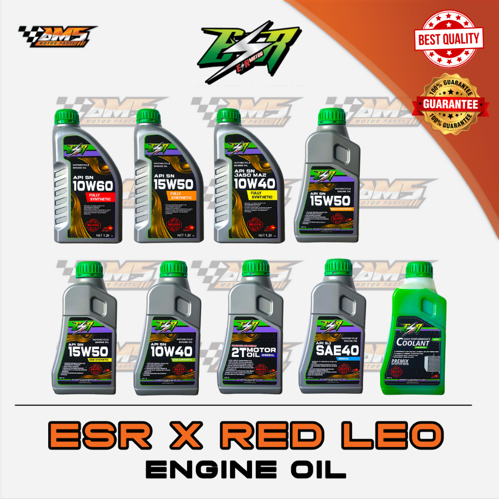 UNIVERSAL RED LEO X ESR ENGINE OIL FOR MOTORCYCLE | Shopee Malaysia