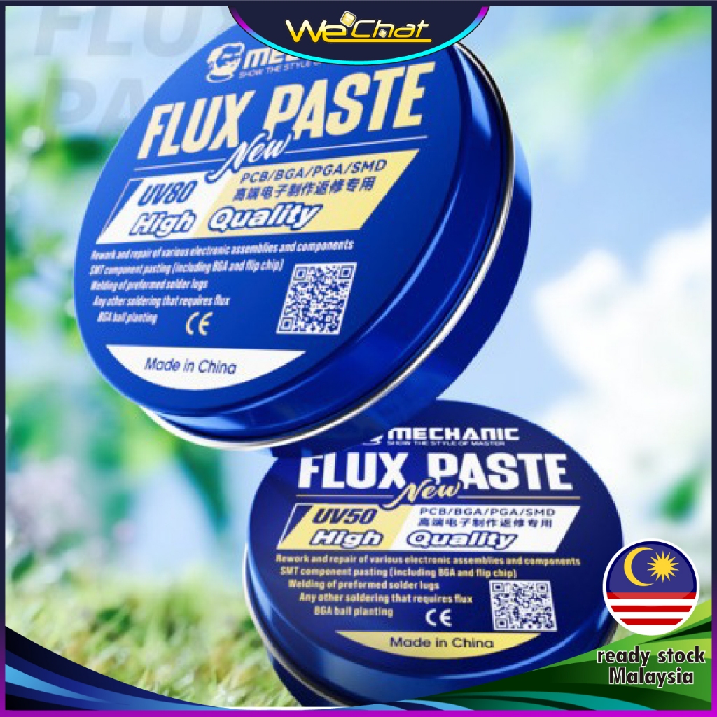 [Ready Stock] MCN-UV50 High Quality Paste Flux Mechanic PCB / BGA PGA SMD Solder Grease ...