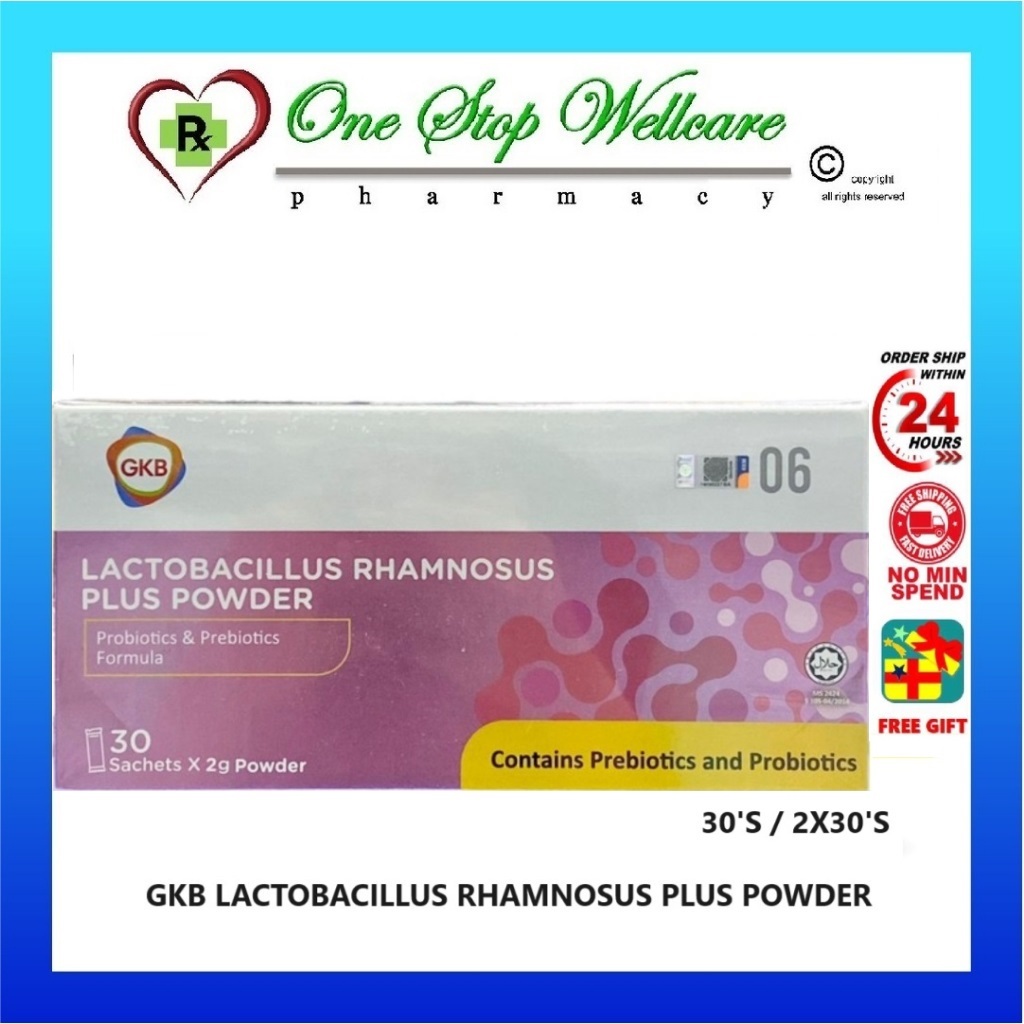 GKB LACTOBACILLUS RHAMNOSUS PLUS POWDER 10'S / 30 SACHETS X 2G POWDER ...