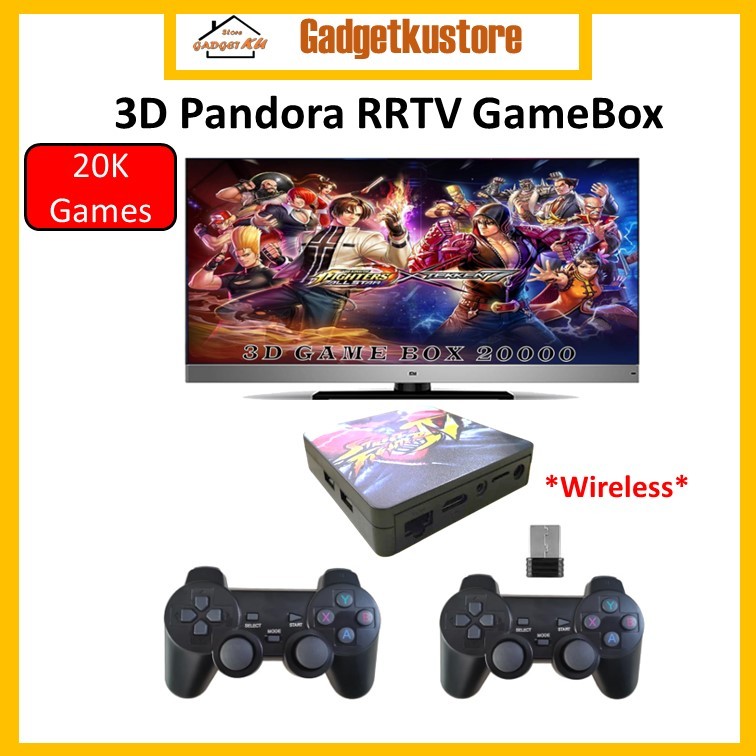 3D New Pandora Box 58S 20K Classic Arcade Games Wireless Consoles Game ...