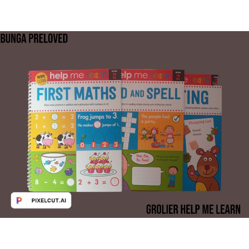 Grolier help me learn workbook (preloved) | Shopee Malaysia