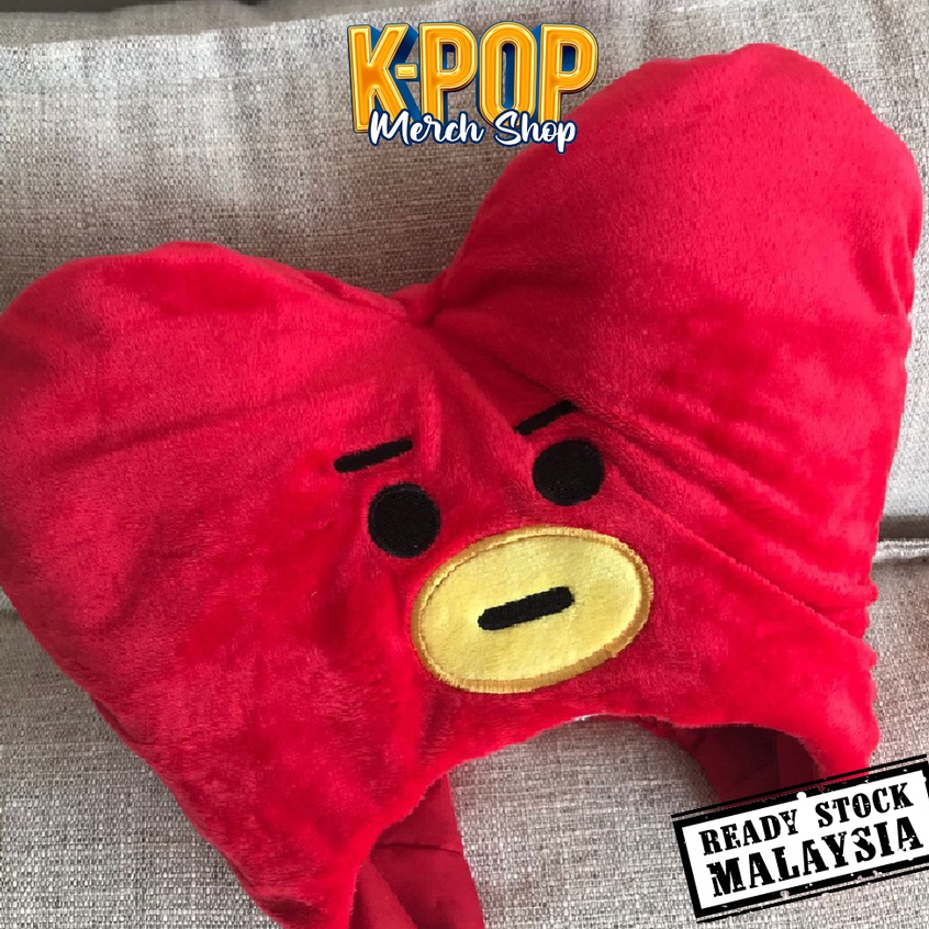 BTS BT21 Tinytan Bangtan OT7 Kpop Merch Big Head Cover | Shopee Malaysia