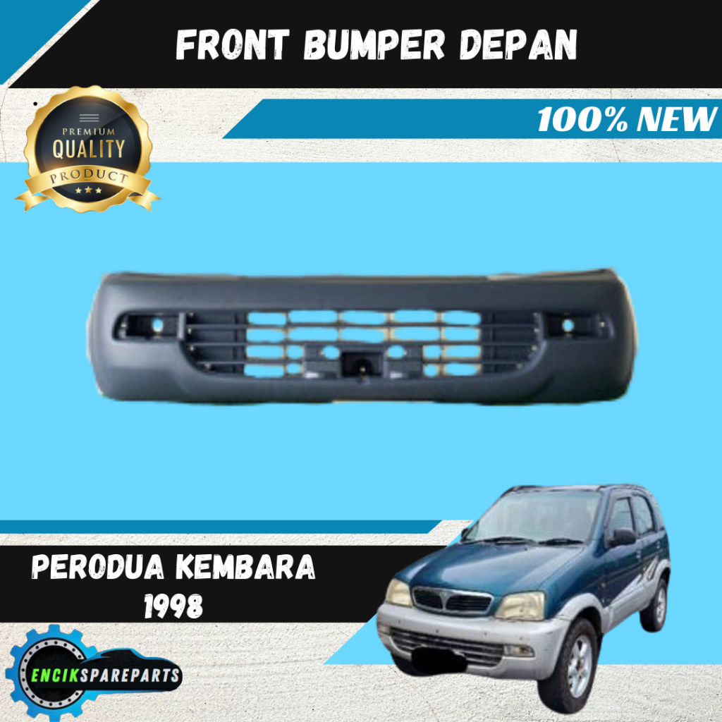Perodua Kembara 1998 Front Bumper Plastic Pp Material Plastik 100% High ...