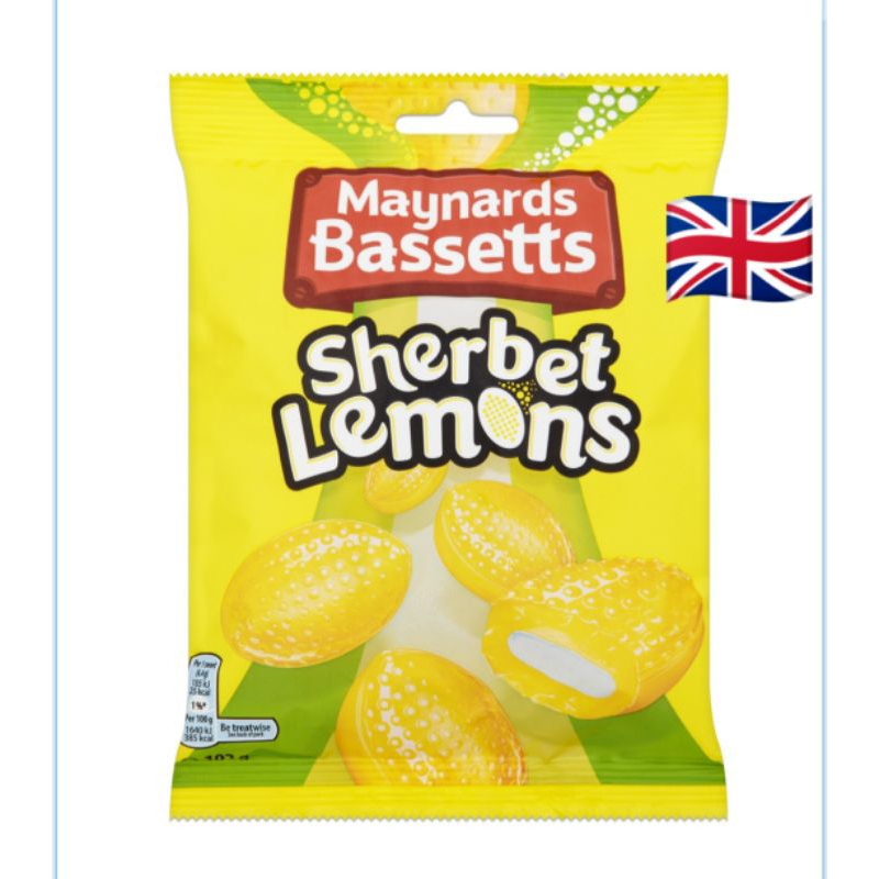 Maynards Bassetts Sherbet Lemons Candy 192g imported from UK 🇬🇧 ...