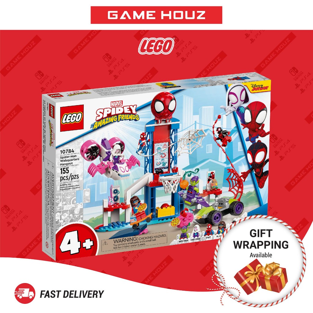 LEGO Marvel Spidey And His Amazing Friends Spider-Man Webquarters ...
