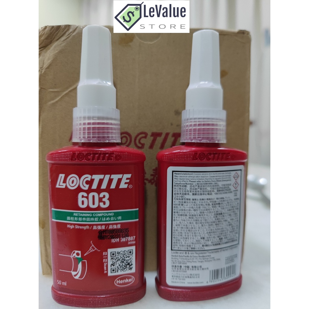 【New Ready Stock】Loctite 603 Retaining Compound 50ml With QR Code ...