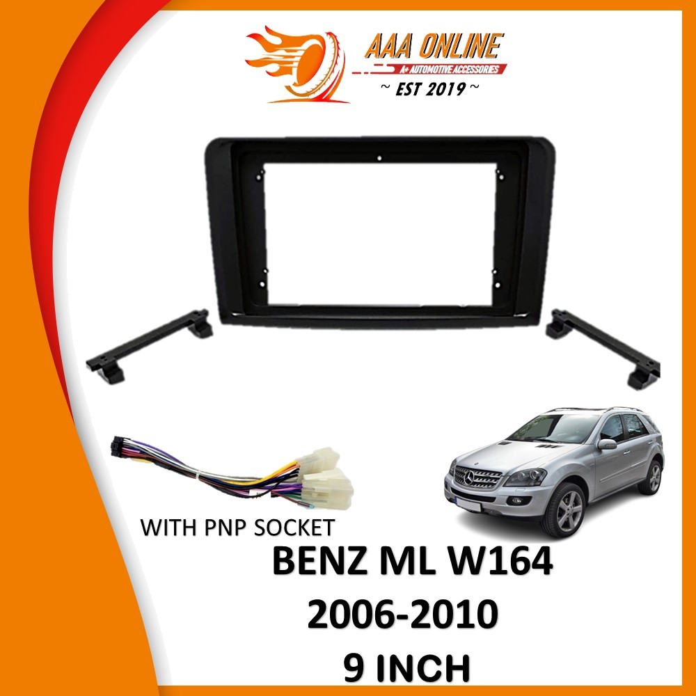 Android Player Casing BENZ ML W164-9''-2006-2010-BLACK(WITH CANBUS ...