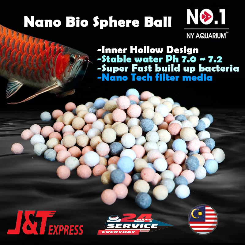 5 Color Nano Bio Sphere Ball 1kg/3kg/6kg/10kg Free Mesh Bag 五色中空球(READY ...