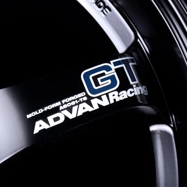 GT Sticker Car Rim Sports Wheels 4pcs Two Tone Colour White Black ...
