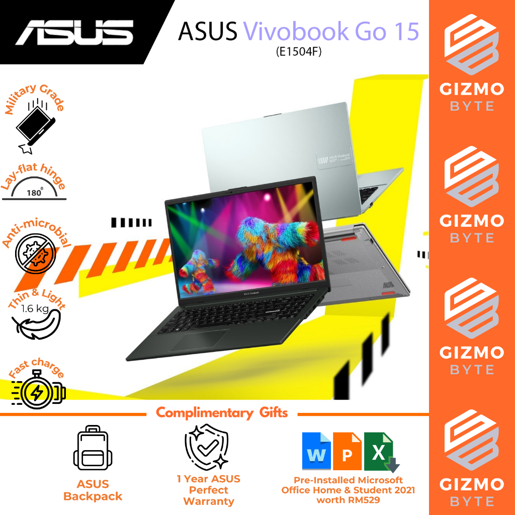 ASUS Vivobook Go 15 (E1504F) ANJ466/467/468WS ABQ469/470/471WS (AMD ...