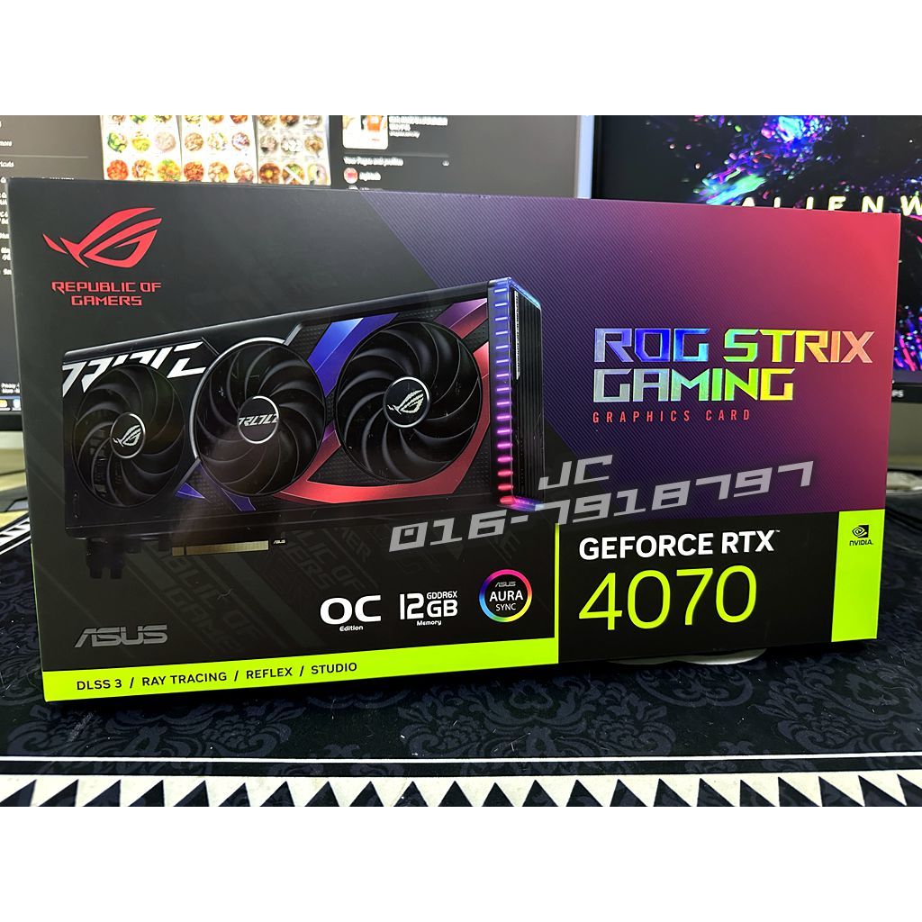 [NEW] Asus Strix RTX4070 / Asus Strix 3080 / Replacement Unit Gaming Card Local SET ROG STRIX ...