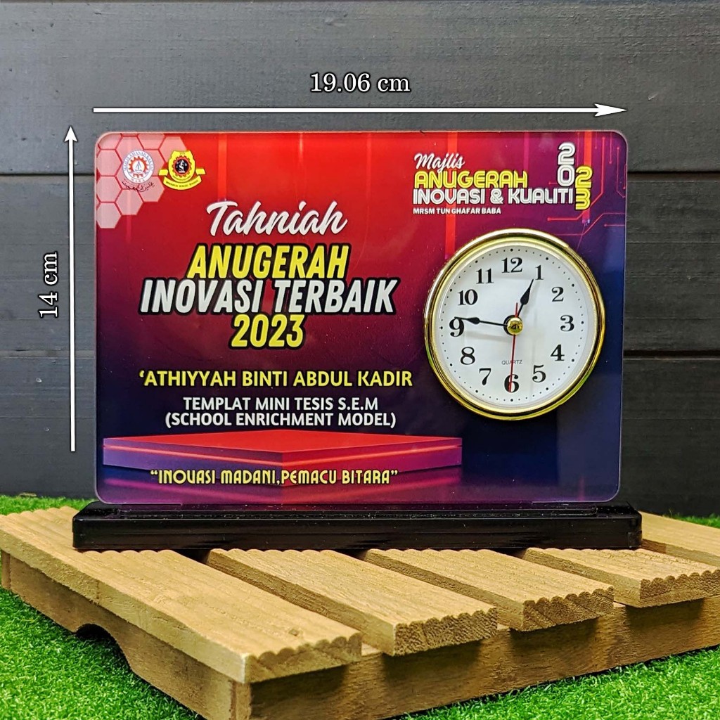 PLAK CENDERAHATI JAM CANTIK UV PRINTING | Shopee Malaysia